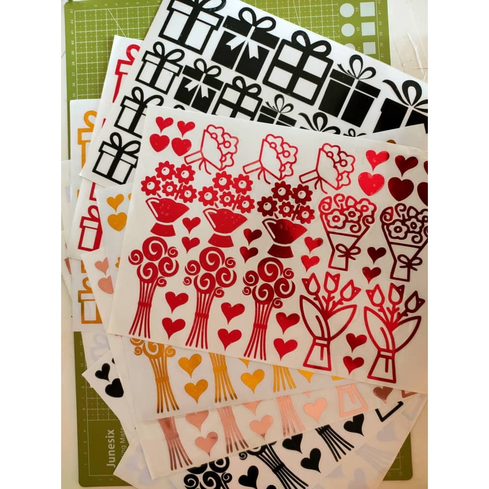 Sticker Belon Bobo A4 Size Happy Birthday Sticker Balloon Sticker ...