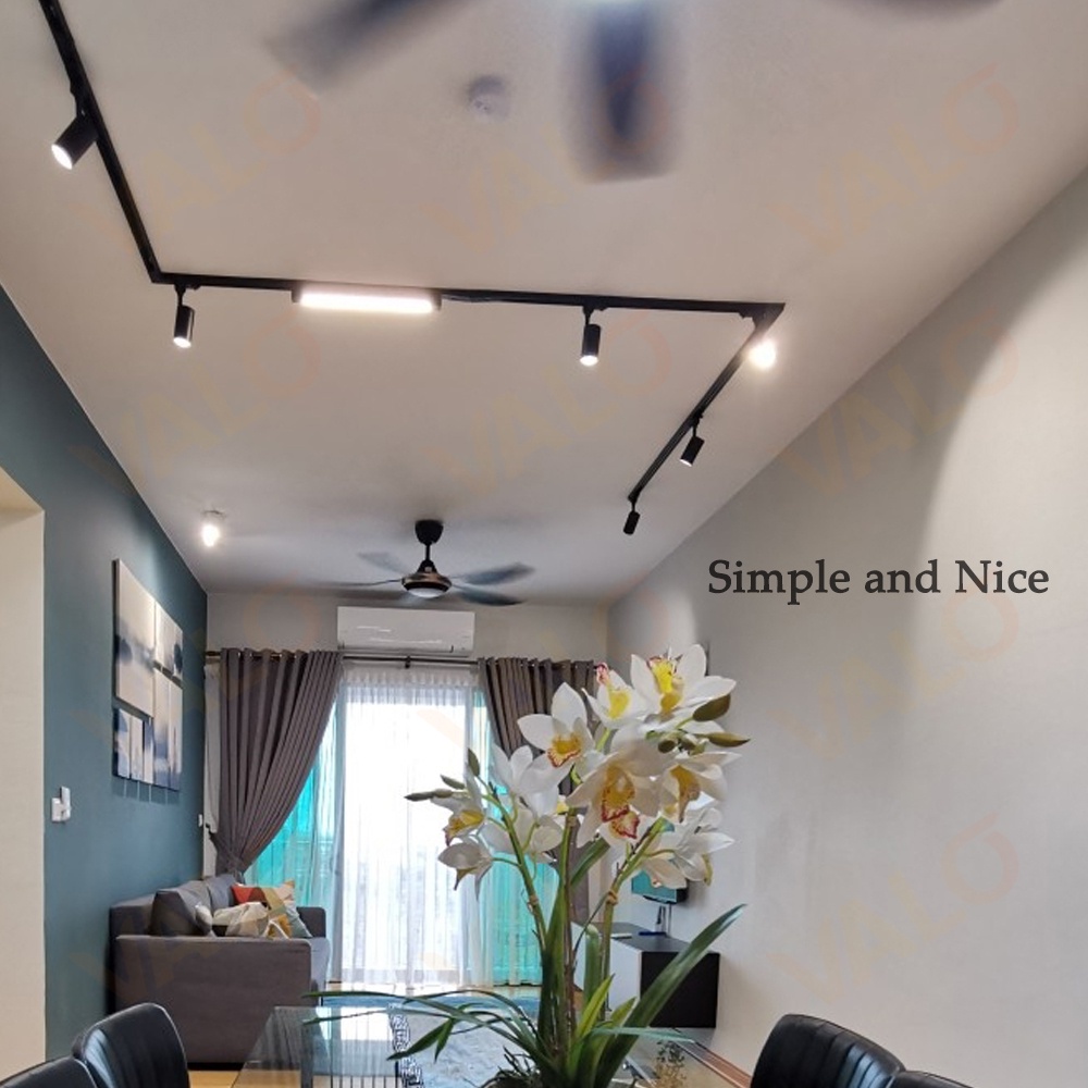 Lampu Linear track light 20w 30w for living room lampu panjang led ...