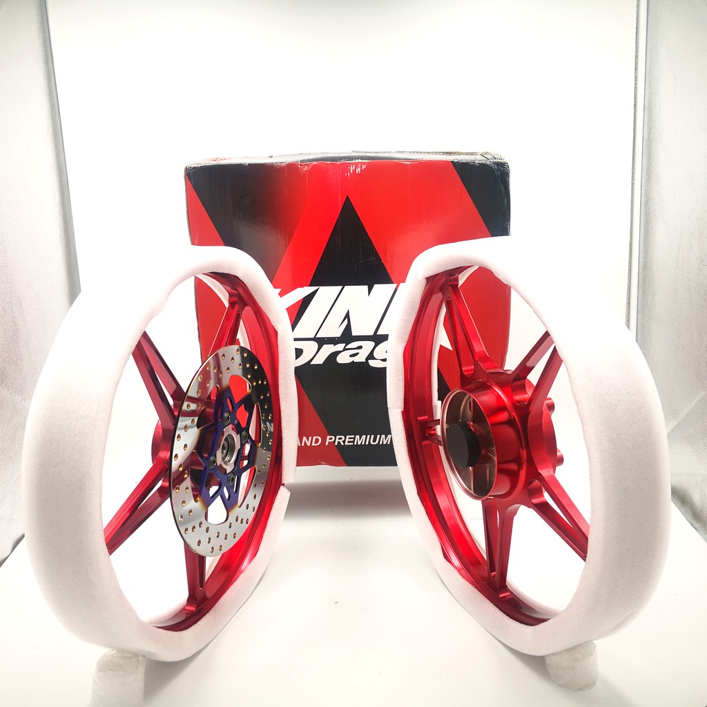 (100% CNC) KING DRAG SPORT RIM FG510 YAMAHA Y15 V1 , Y15 V2 WITH ...