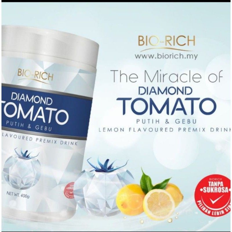 BIO-RICH Diamond Tomato Putih & Gebu | Shopee Malaysia
