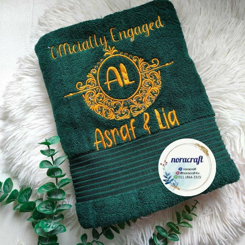 Tuala Sulam Pengantin Baru & Bertunang | SulamSelamat Bertunang ...