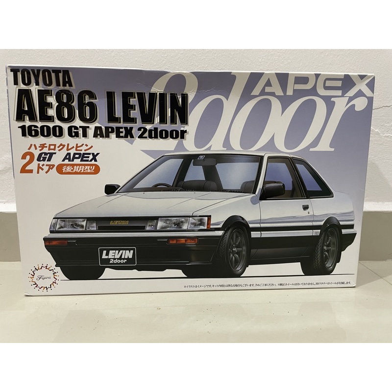 AOSHIMA FUJIMI TAMIYA 1/24 TOYOTA AE86 LEVIN 1600 GT APEX 2 door READY STOCK | Shopee Malaysia