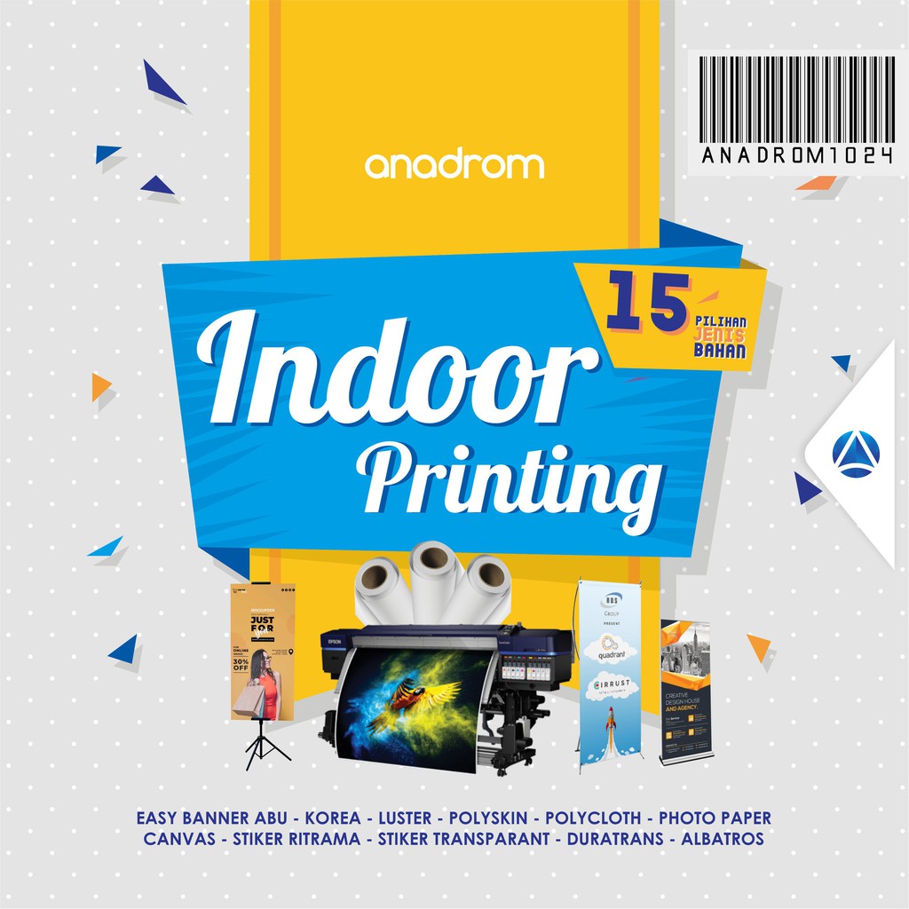 Indoor Print | Various Types Of Materials | Indoor Print | Anadrom 1024 | Shopee Malaysia