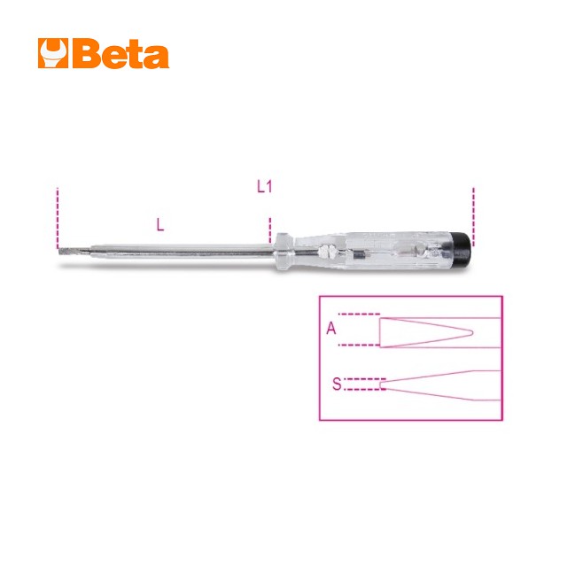 Beta Tools 1260 Mains Testing screwdriver 150-250V | Shopee Malaysia