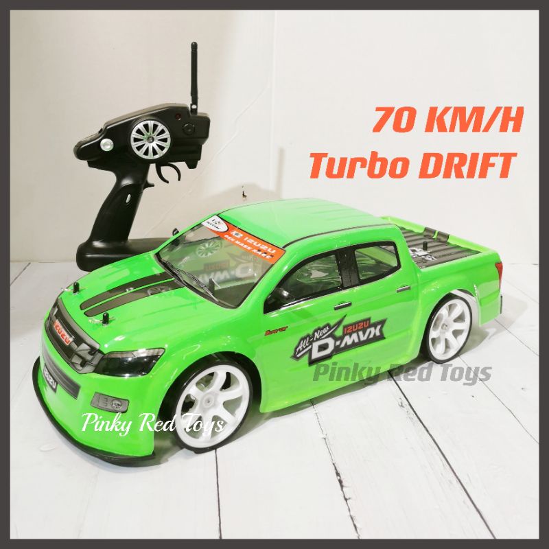 TURBO 4WD RC Car DRIFT 2.4g 9v scale 1.10 70km/h big saiz turbo remote ...