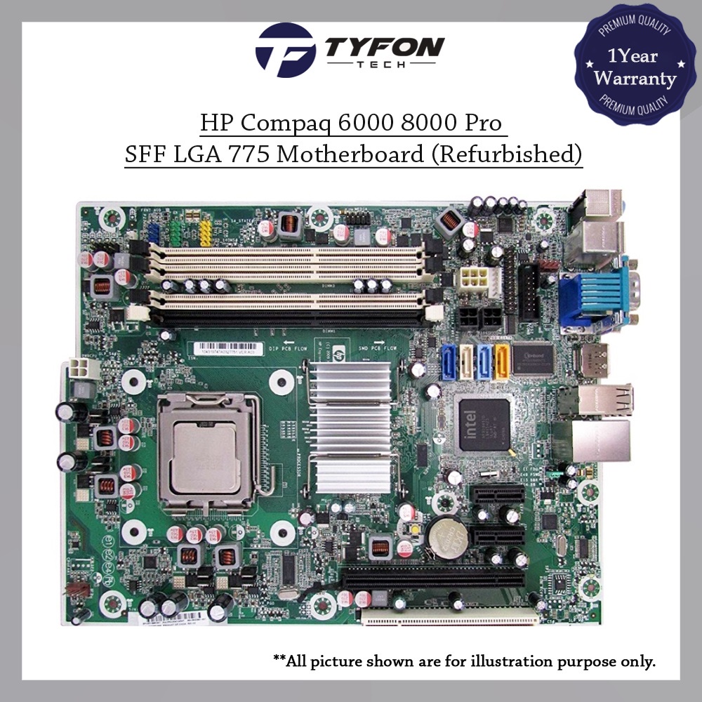 HP Compaq 6000 8000 Pro SFF LGA 775 Motherboard (Refurbished) | Shopee ...
