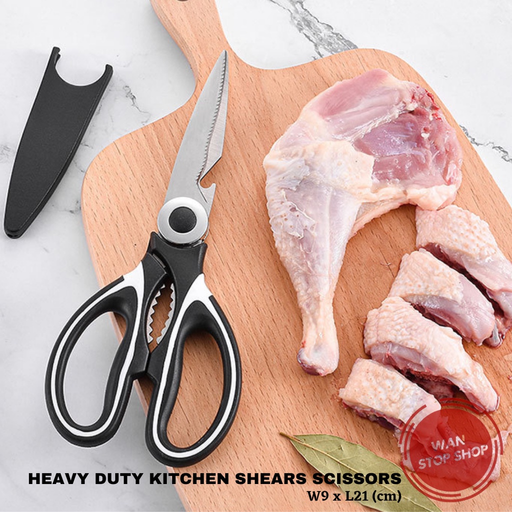 Heavy Duty Kitchen Scissors Stainless Steel Shears Tool for Cutting ...