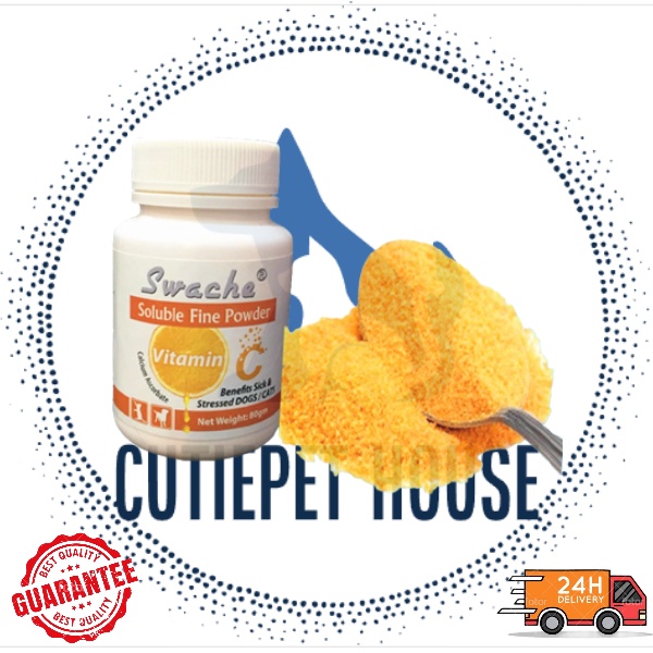 Swache Soluble Fine Powder Vitamin C & Calcium Ascorbate (Dog & Cat ...