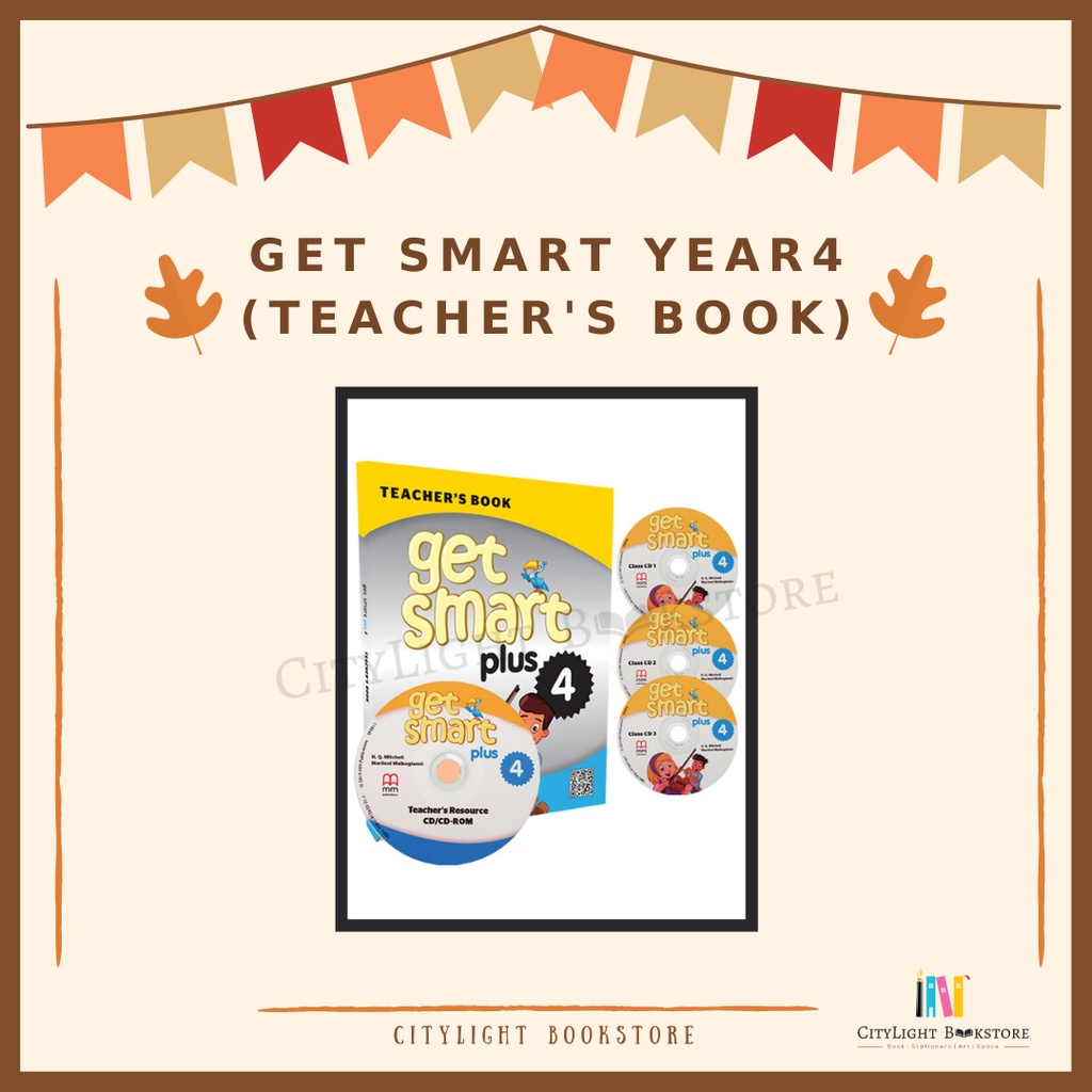 [CITYLIGHT] TextBook: Buku Teks Get Smart Plus Year 4 (Teacher's Book) | Shopee Malaysia