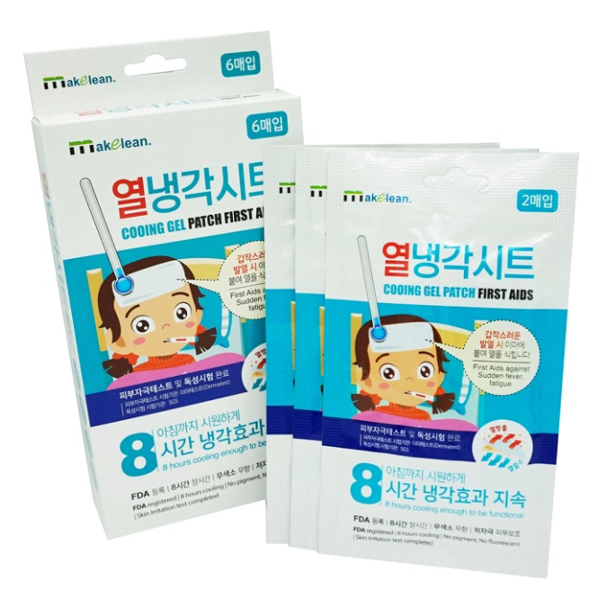 [Makelean] Heat Cooling Patch Heat Relief Cold Compress Sheet Swelling ...