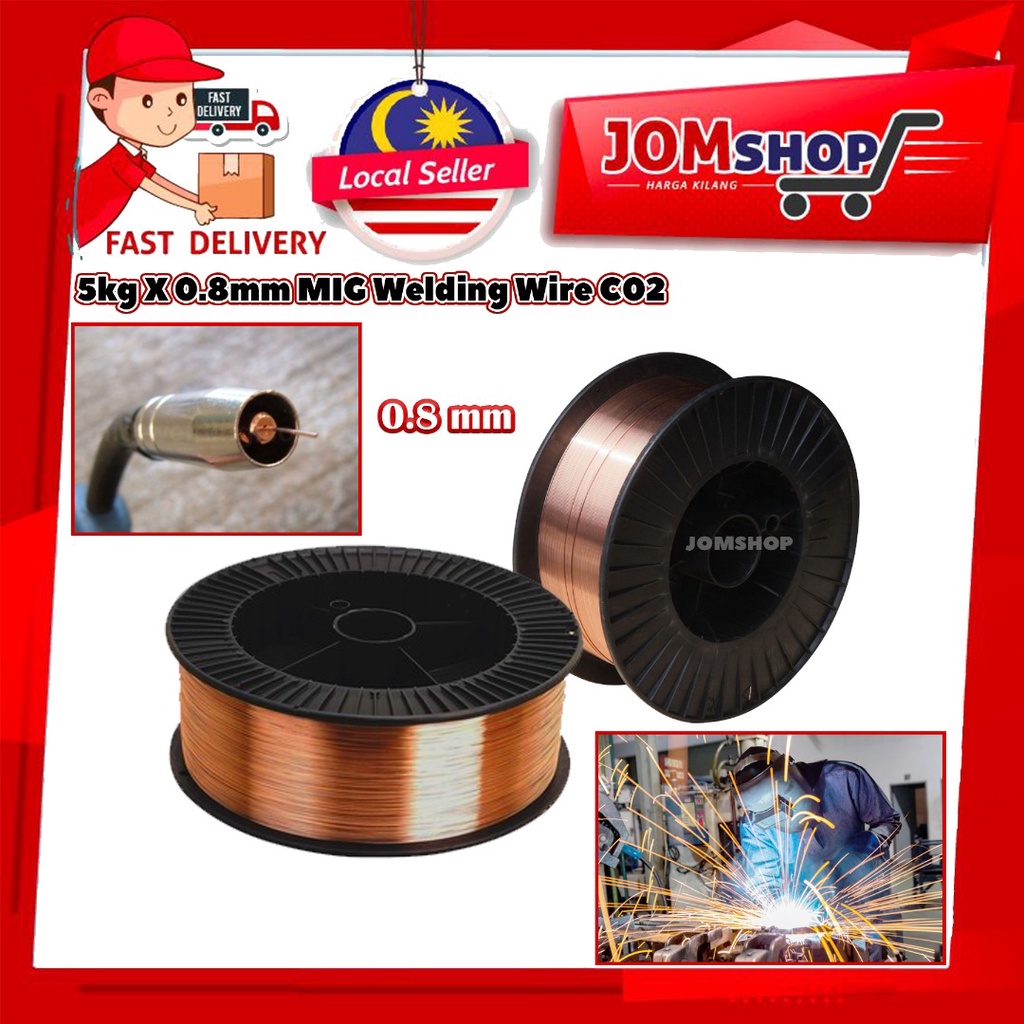*SUPER OFFER* 1KG / 5KG X 0.8MM MIG WELDING WIRE C02 0.8MM /Flux Cored ...