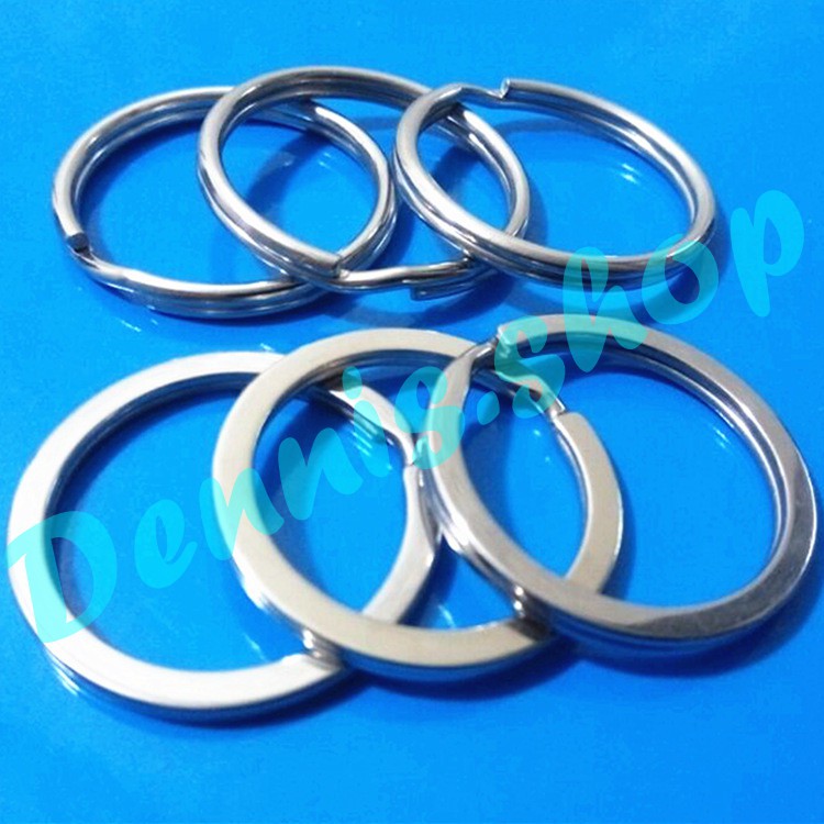 (Ready Stock)304 stainless Steel Split Key Rings Keychain Clasp For ...