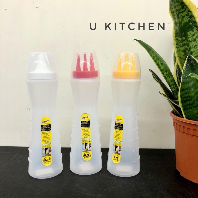 Century Squeeze Bottle Condiment Dispenser /Acuan Botol Roti Jala ...