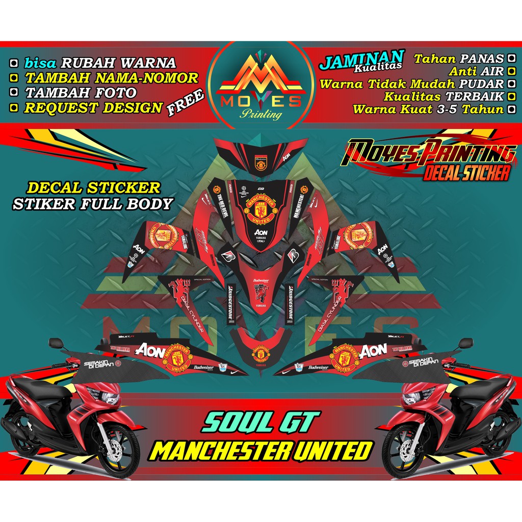 Soul Gt Motorcycle Decal Full Bodysoul Gt Motorcycle Decal Full Body ...
