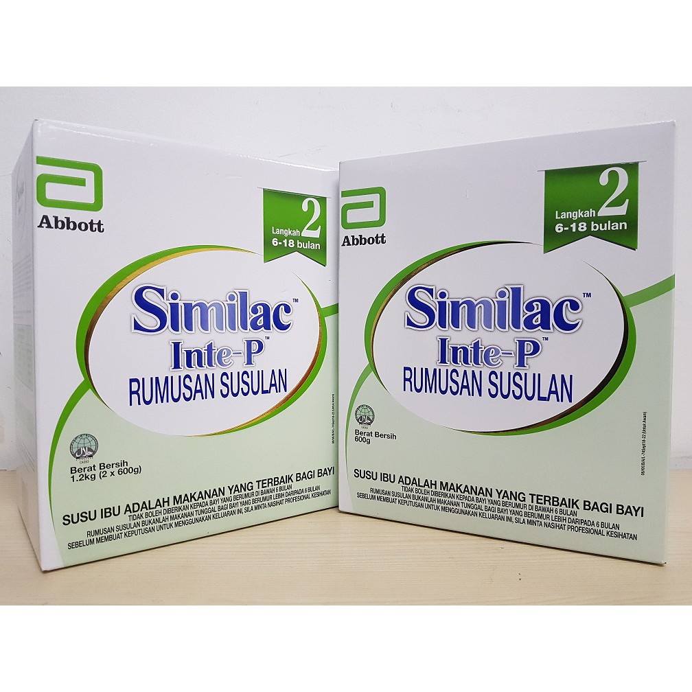 SIMILAC Inte-P Step 2 ( 6-18 Bulan ) x 1 Box 【EXP : 04/2021】 | Shopee ...