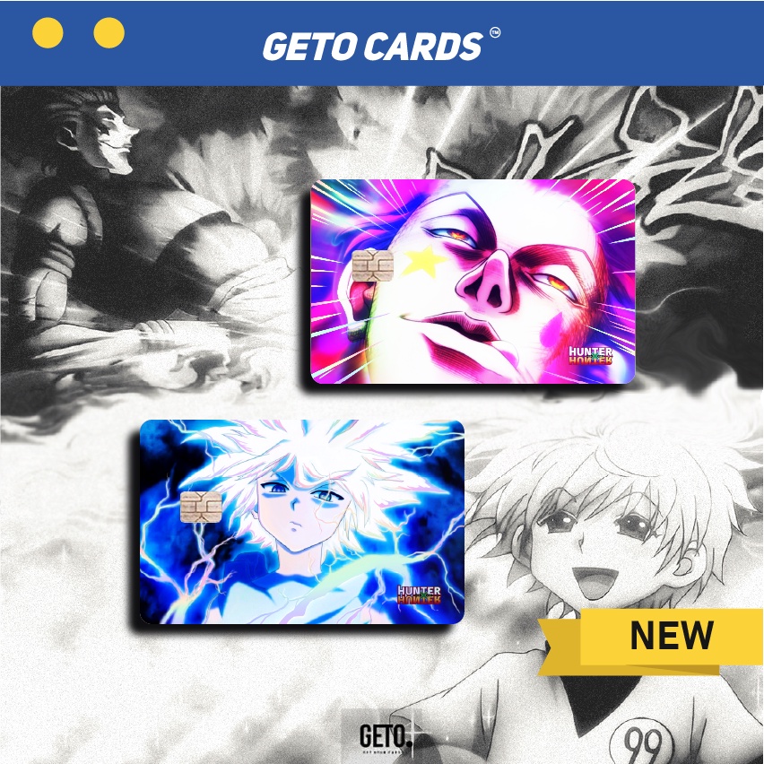 Sticker Skin Atm Card Anime Hunter X Hunter Characters Special Hologram ...