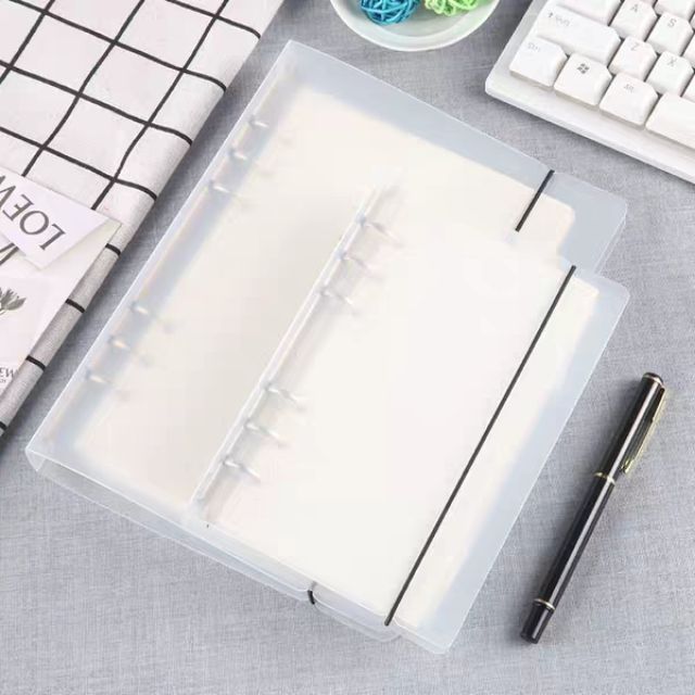 (Clearance) B5 File Loose-leaf Notebook Refillable 9-Holes Planner ...