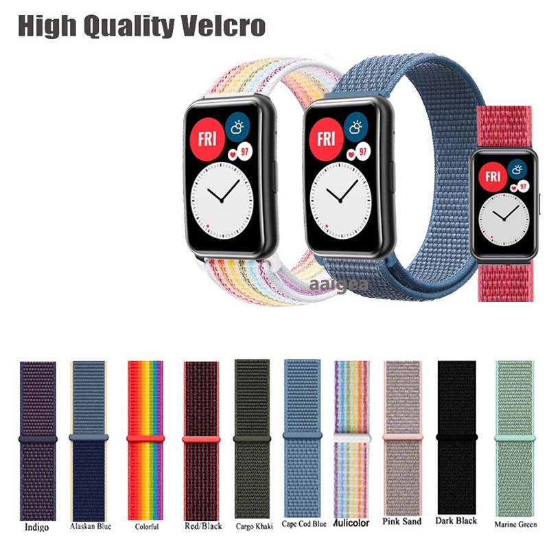 Replacement Strap Huawei Watch Fit Nylon Breathable Watch Band for ... Replacement Strap Huawei Watch Fit Nylon Breathable Watch Band for ...