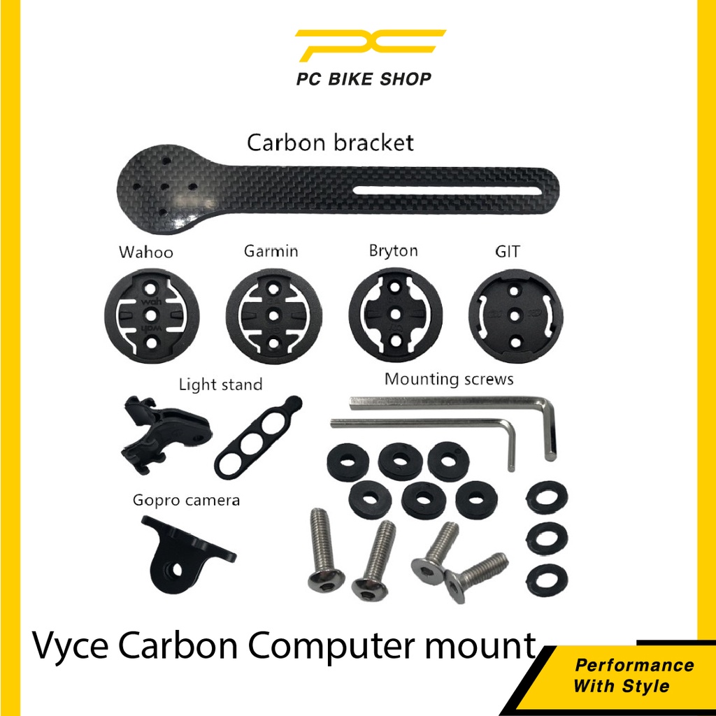 Garmin carbon bike computer mount Bicycle Road Bike Cycling Computer ...