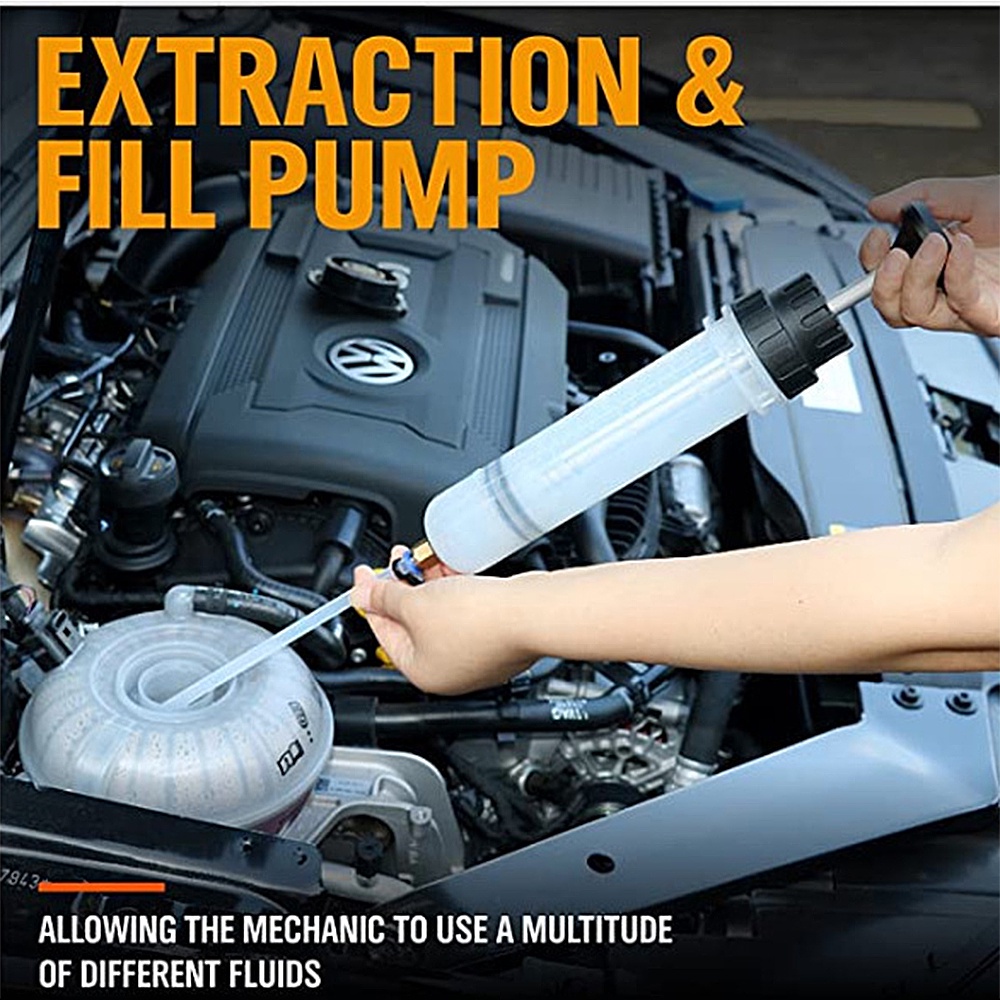 Car Oil Extractor Automatic Air Pump Filling Syringe Bottle Transfer ...