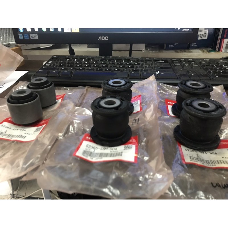 HONDA STREAM RN3 K20 REAR KNUCKLE ARM BUSH SET (6PC) GENUINE PARTS ...