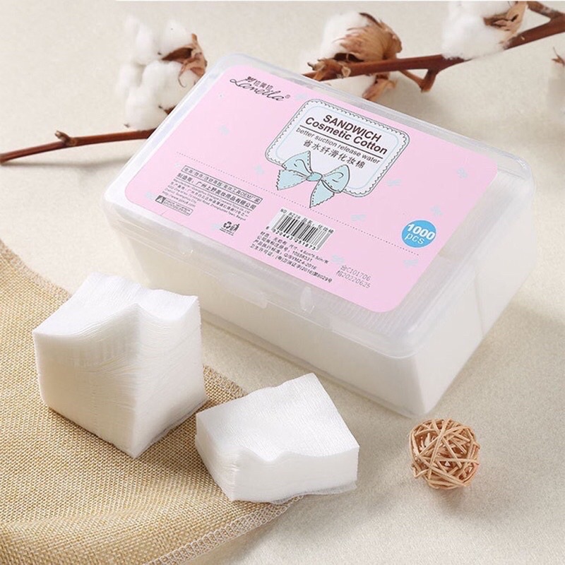 Beauty Cotton Toner Cotton Super Soft Cotton Pad Thin Facial Cotton Pads 1000pcs Ultra Thin Cotton Pad Shopee Malaysia