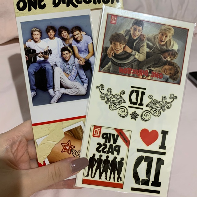 One Direction Temporary Tattoo 1D Original 1Dworld Japan | Shopee Malaysia