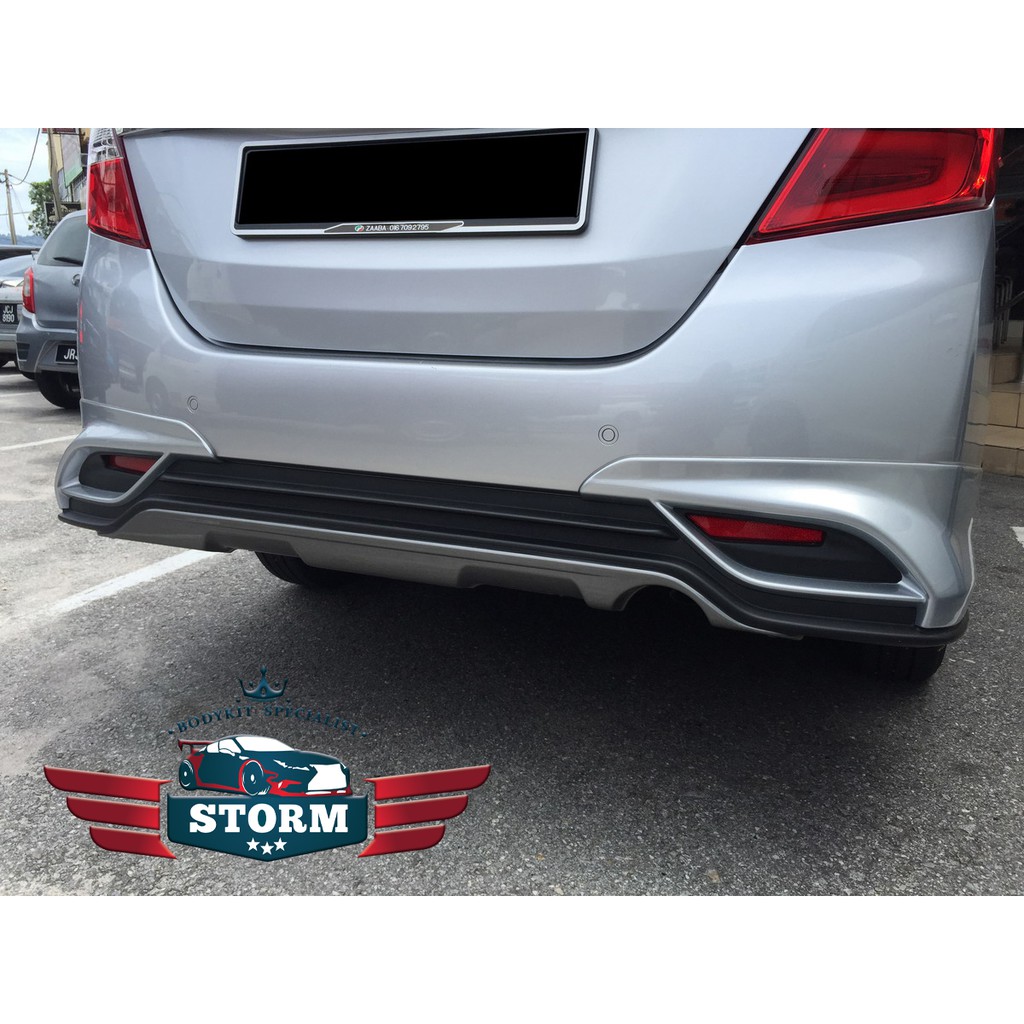 **PERODUA BEZZA 2016 - 2018 REAR DIFFUSER - ADD ON GEAR UP - PU ...