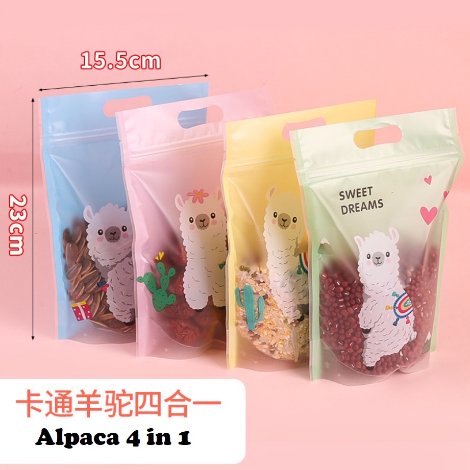 Plastic Storage Beg(+-50pcs) Press Seal Cartoon Pembungkusan Biskut ...