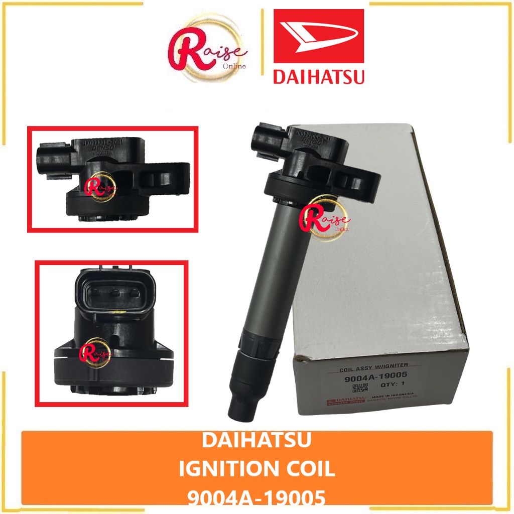 Original Perodua Axia 1.0, P/Bezza 1.0 Ignition Plug Coil Denso 9004A ...