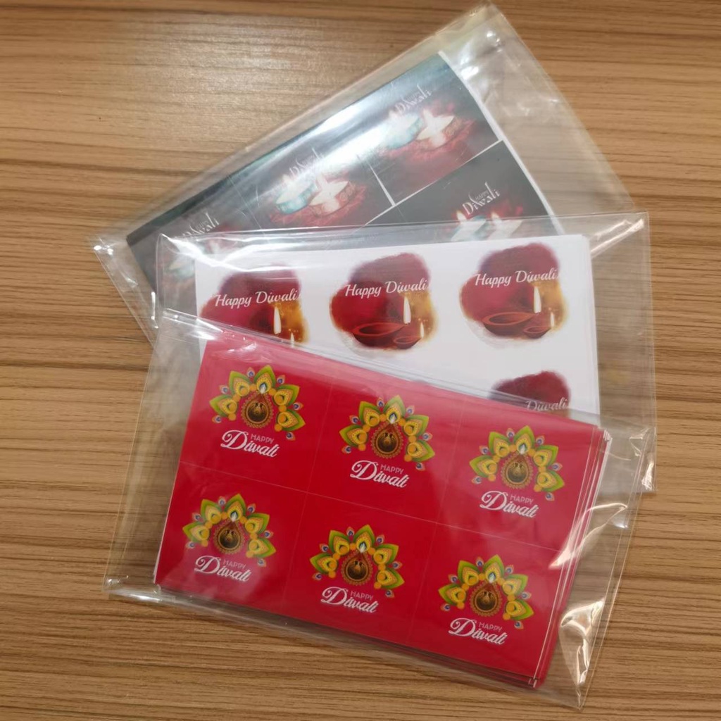 Deepavali Decor Sticker Diwali Diyas Gift Stickers | Shopee Malaysia