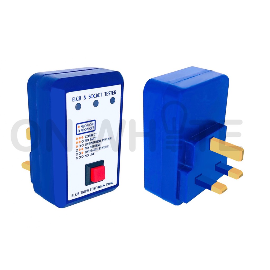 13 AMP ELCB & PLUG SOCKET TESTER / RING MAIN TESTER | Shopee Malaysia
