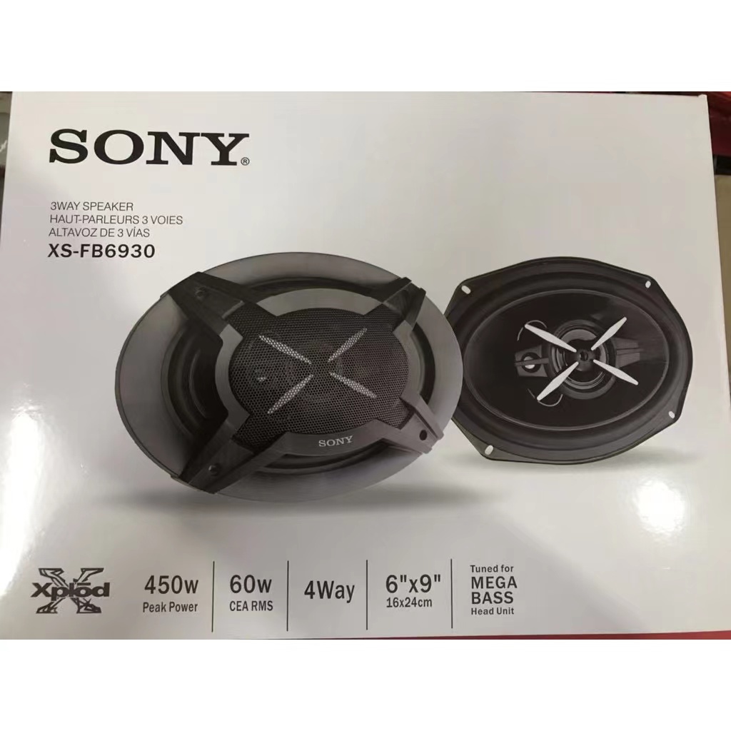 Sony Xplod Speaker 6x9 3way Car Speaker (XS-GTF6937) Sony 6x9 3way speaker 1pair | Shopee Malaysia
