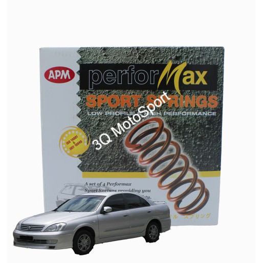 NISSAN SENTRA N16 LOWERED COIL SPORT SPRING [APM PERFORMAX] | Shopee ...
