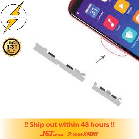 OPPO A3S | A5 2020 | A33 | A37 | A77 | R9S ON OFF & VOLUME BUTTON ...