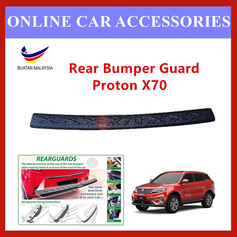 Proton X70 2018 Custom Fit Original ABS Car Rear Bumper Guard (Made in ...