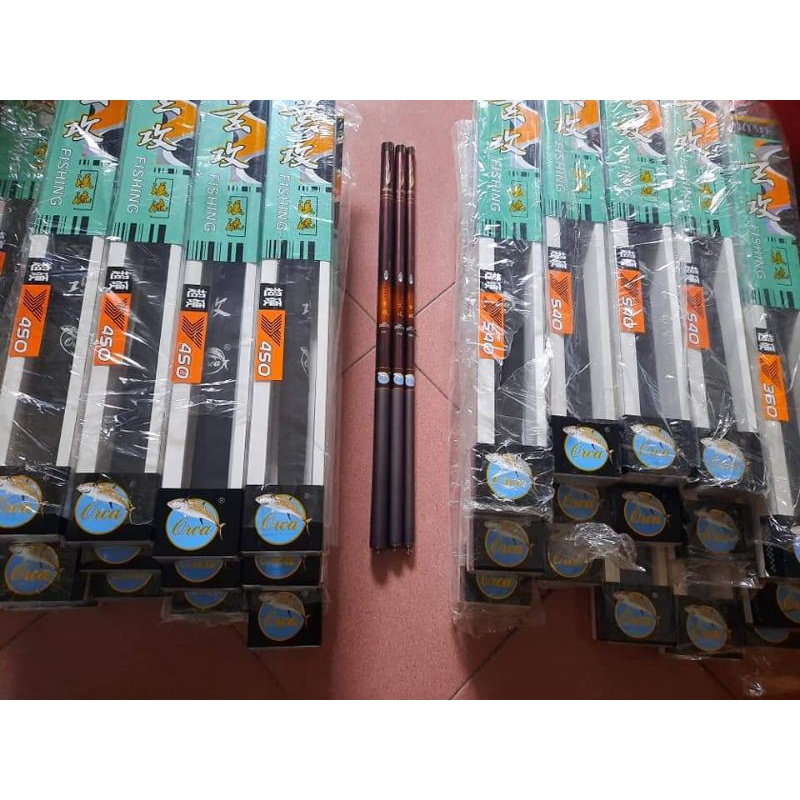 Orca Prime 360 450 540 Tegek Fishing Rod (complete original packaging ...