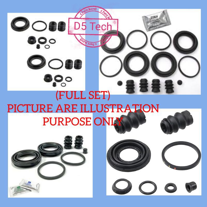 HONDA CIVIC SR4 SR3 FERIO S5A FRONT CALIPER DISC BRAKE SEAL KIT (FULL ...