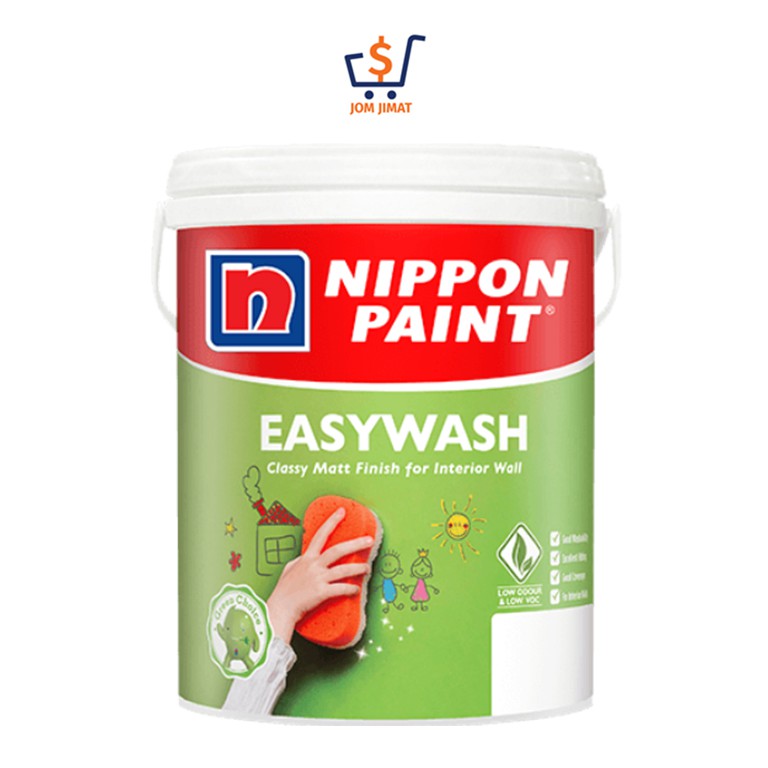 Nippon Paint Easy Wash 1L - Interior Wall - Series 1 | Shopee Malaysia