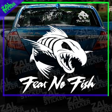* STICKER KERETA FEAR NO FISH PANCING FISHING JDM MYVI AXIA ALZA BEZZA ...