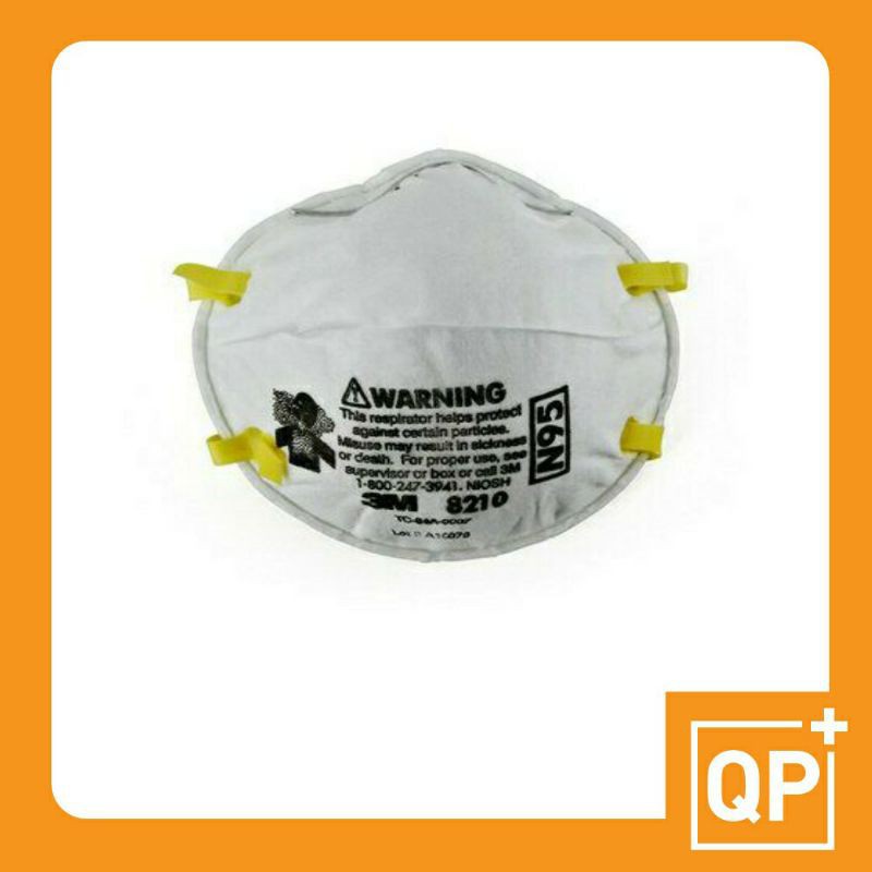 [100% Original] 3M Particulate Respirator 8210 N95 Face Mask/N95 Medical Face Mask/ Topeng Muka ...
