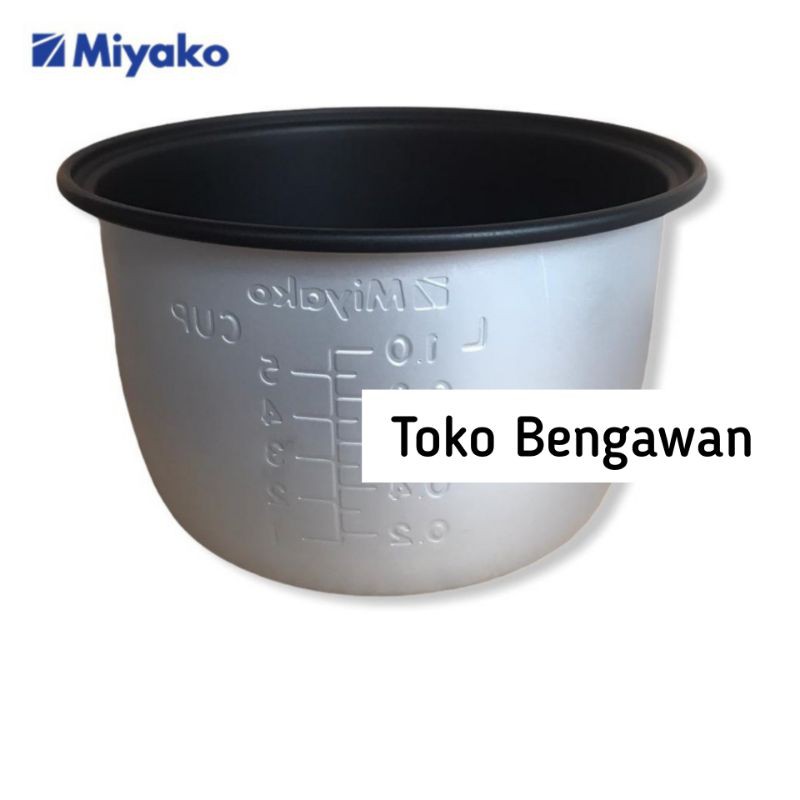 Aluminum Pan 610 MIYAKO Teflon Panci Rice Cooker MCM-610 1 LITER ...
