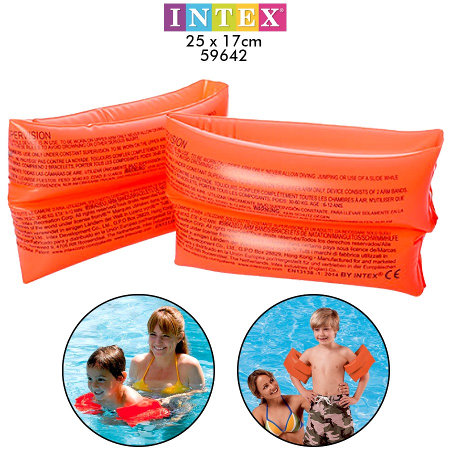 🇲🇾 🏆 INTEX 59642 (NP3) Inflatable Extra Large Arm Band Ring For ...