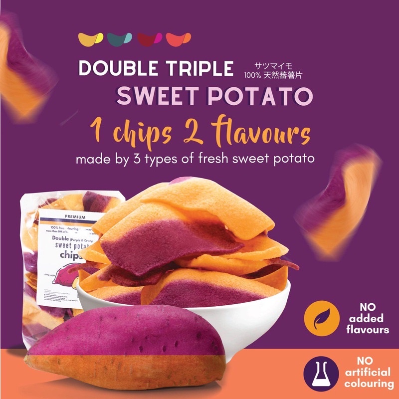 Ready Stock: Kerepek Ubi / Keropok ubi /Potato Chip / Double Triple ...