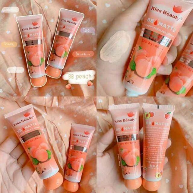 KISS BEAUTY BB MATTE PEACH PORELESS CREAM | pcs | Shopee Malaysia