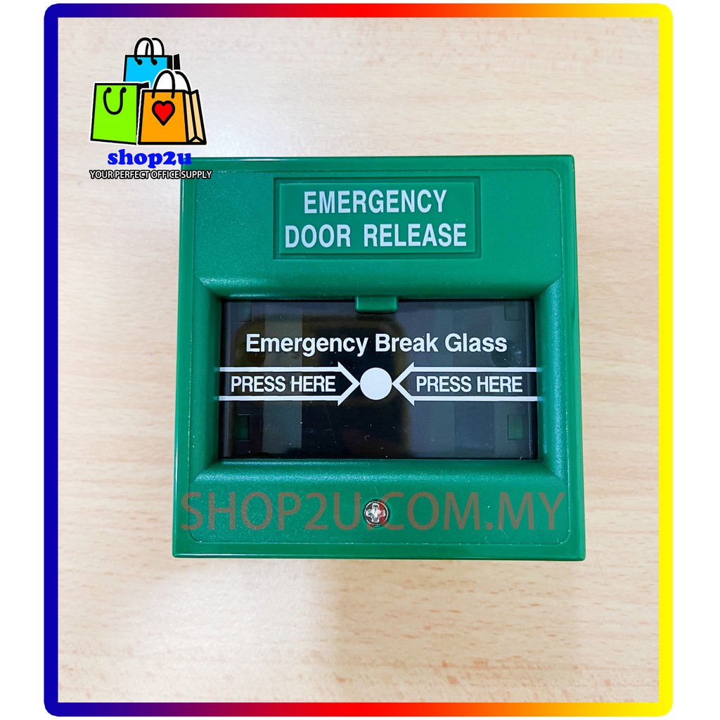 Emergency Break Glass / Door Release | Shopee Malaysia