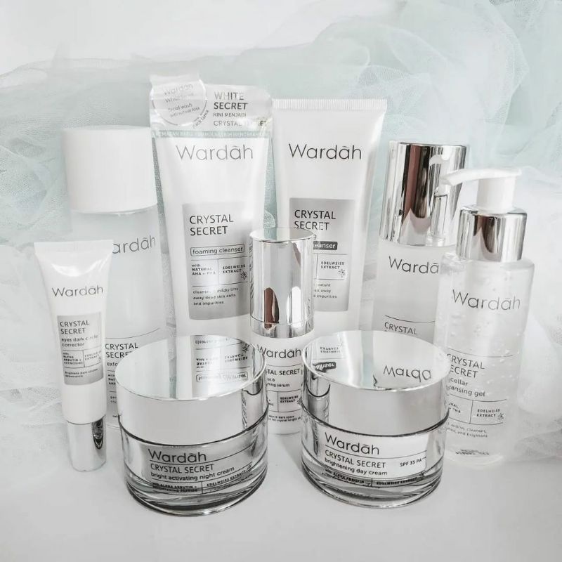 Wardah Crystal Secret Complete Package of 9 Large Items | Shopee Malaysia