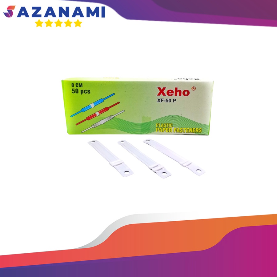XEHO ACCO PLASTIC PAPER FASTENER ACCO PAPER BINDING MAP 50PCS 8CM ...