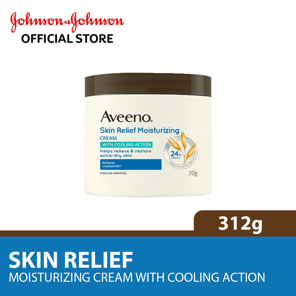 Aveeno Skin Relief Moisturizing Cream with Cooling Action 312g | Shopee Malaysia