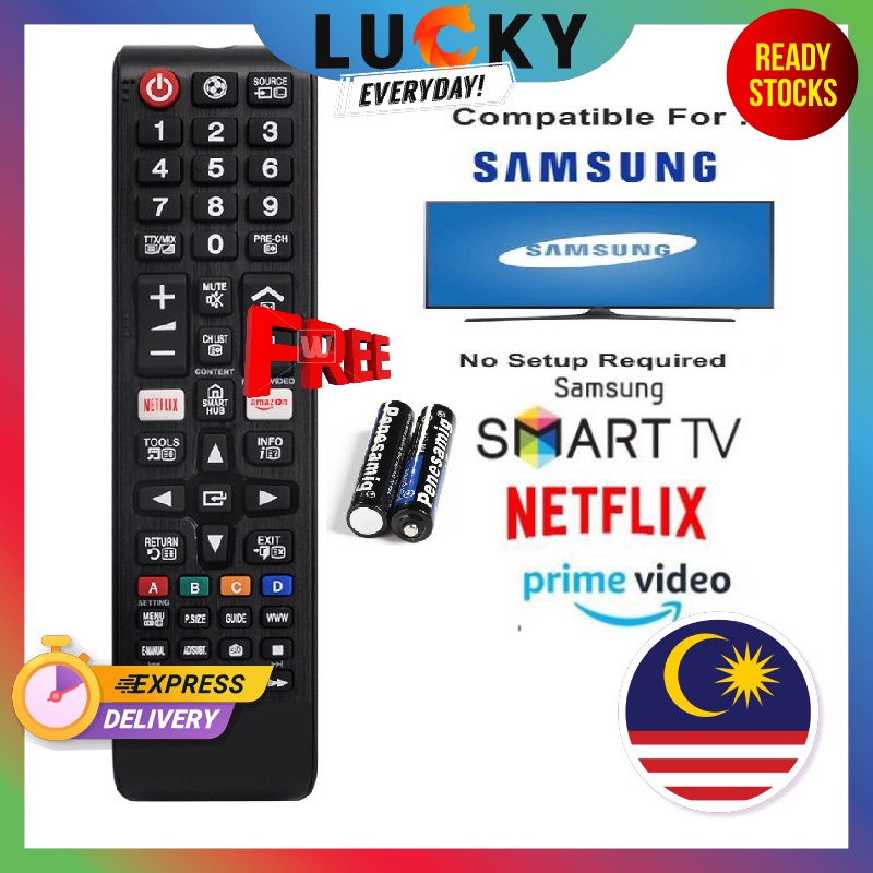 SAMSUNG LED LCD PLASMA SMART TV REMOTE CONTROL RM-L1088+ with box | Shopee Malaysia